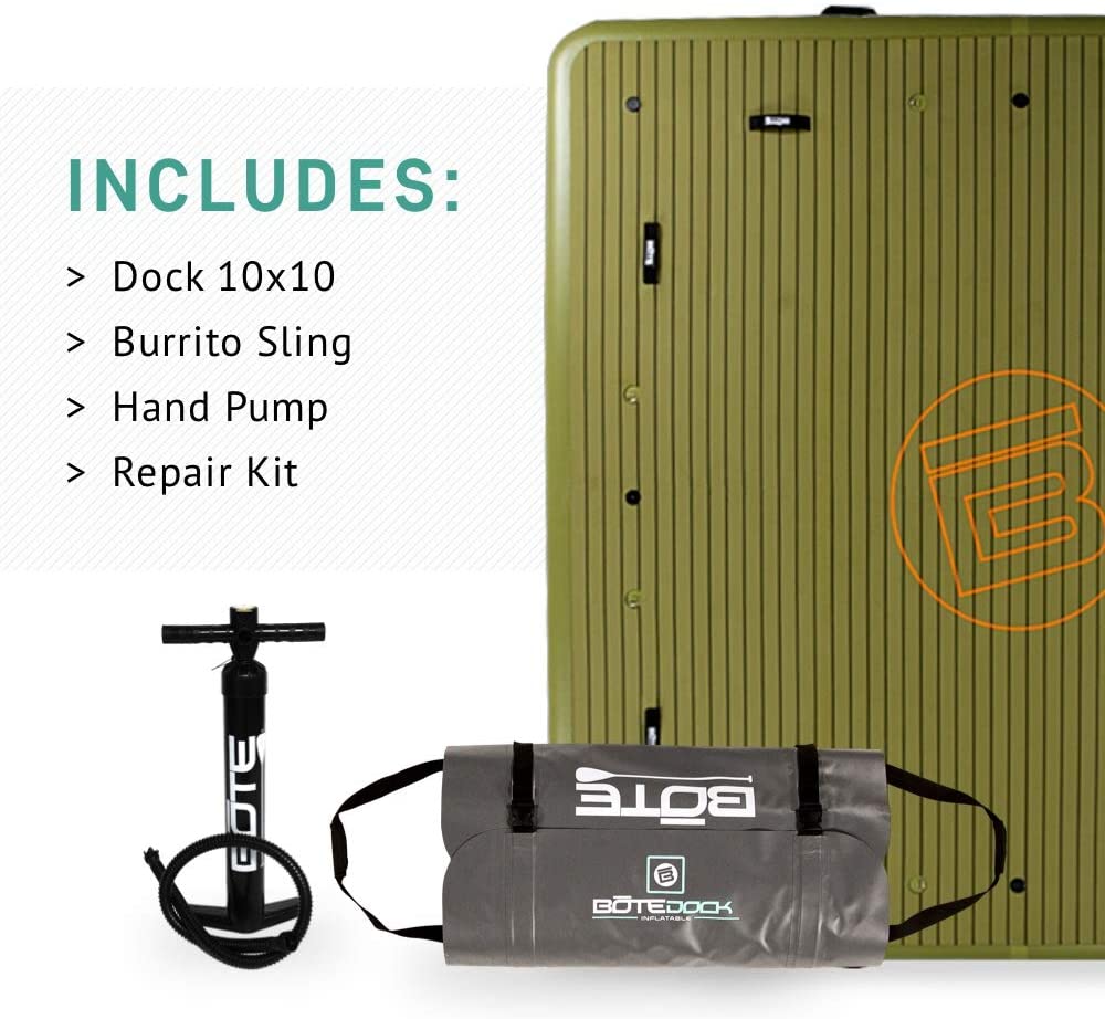 BOTE Inflatable Lake Float For Adults | Floating Island – Dock – Raft ...